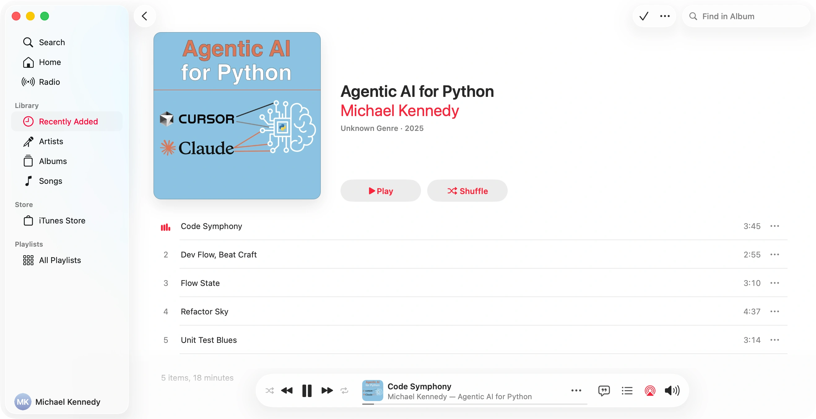 This Course Has Its Own Soundtrack • Michael Kennedy's Thoughts on ...